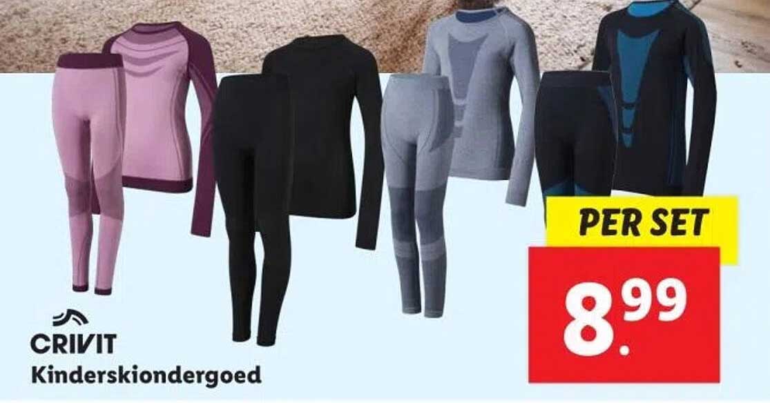 Crivit Kinderskiondergoed Aanbieding bij Lidl - FolderFeest.nl