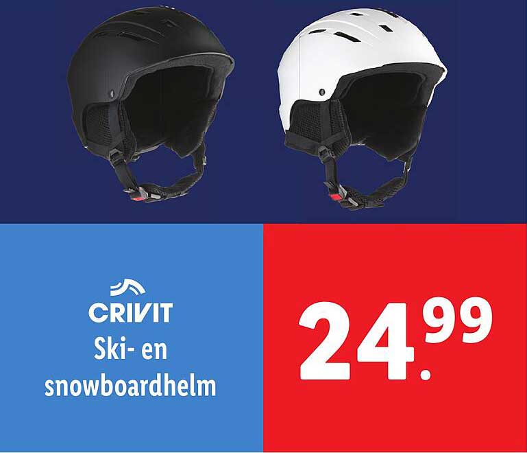 Crivit Ski- En Snowboardhelm aanbieding bij Lidl