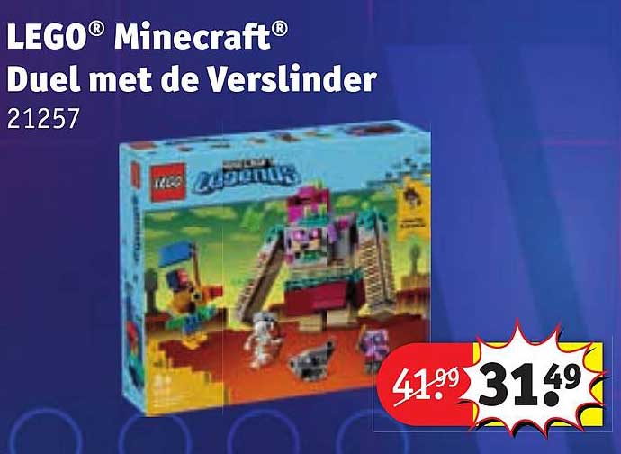 Lego® Minecraft® Duel Met De Verslinder aanbieding bij Kruidvat