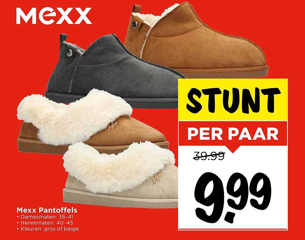 Mexx Pantoffels Aanbieding bij Vomar - FolderFeest.nl
