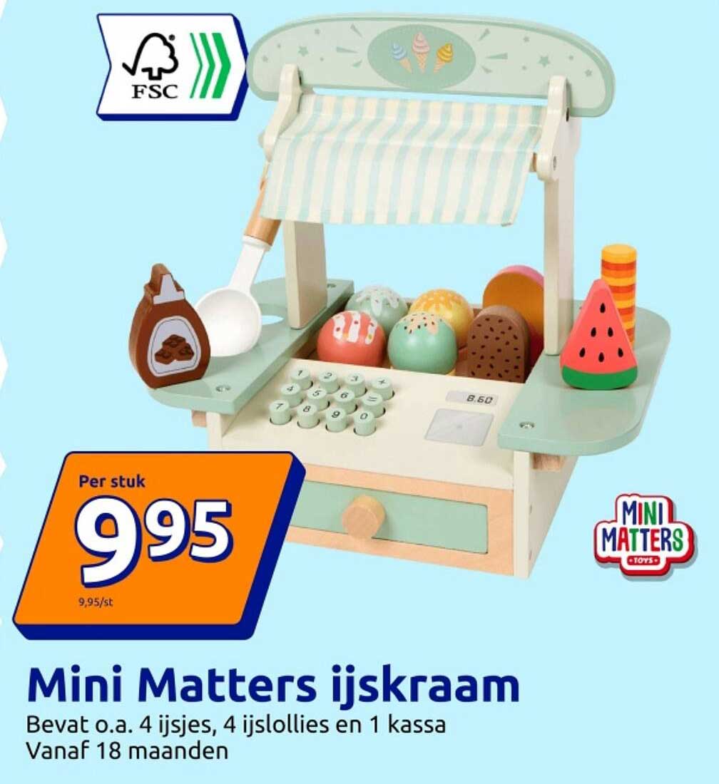Mini Matters Ijskraam Aanbieding bij Action - FolderFeest.nl