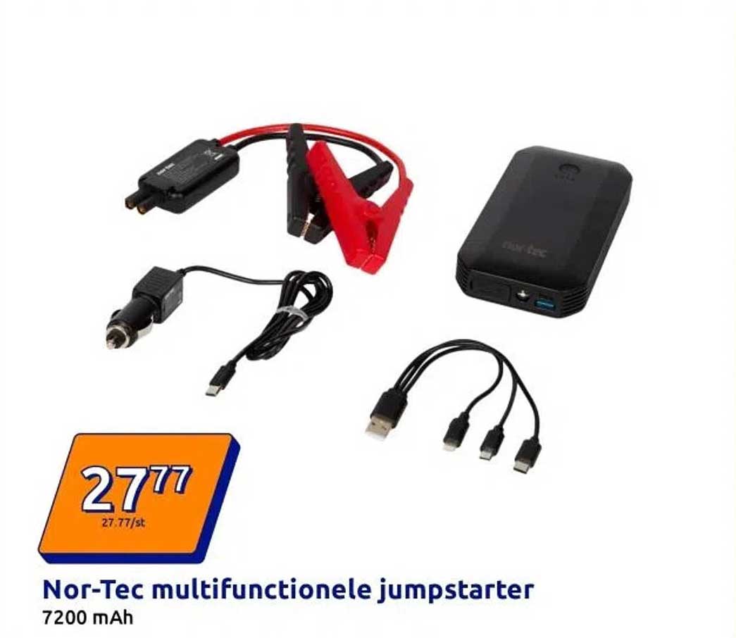 Nor-Tec Multifunctionele Jumpstarter 7200 Mah Aanbieding bij Action ...