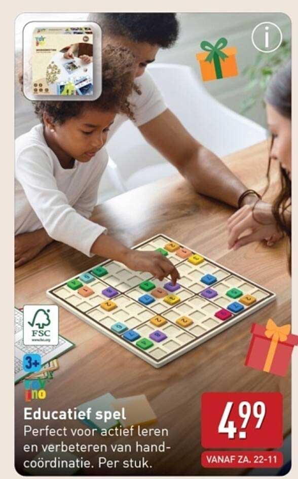 Educatief Spel Aanbieding bij ALDI - FolderFeest.nl