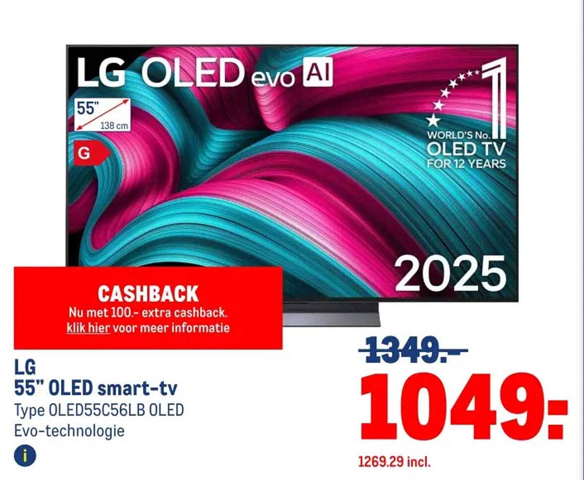 Lg 55" Oled Smart-Tv Aanbieding bij Makro - FolderFeest.nl