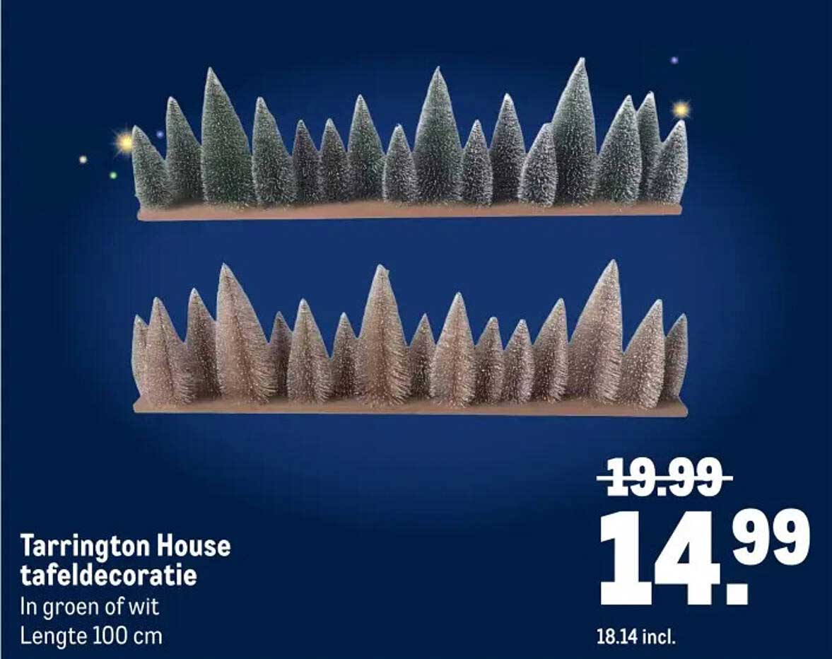 Tarrington House Tafeldecoratie Aanbieding bij Makro - FolderFeest.nl