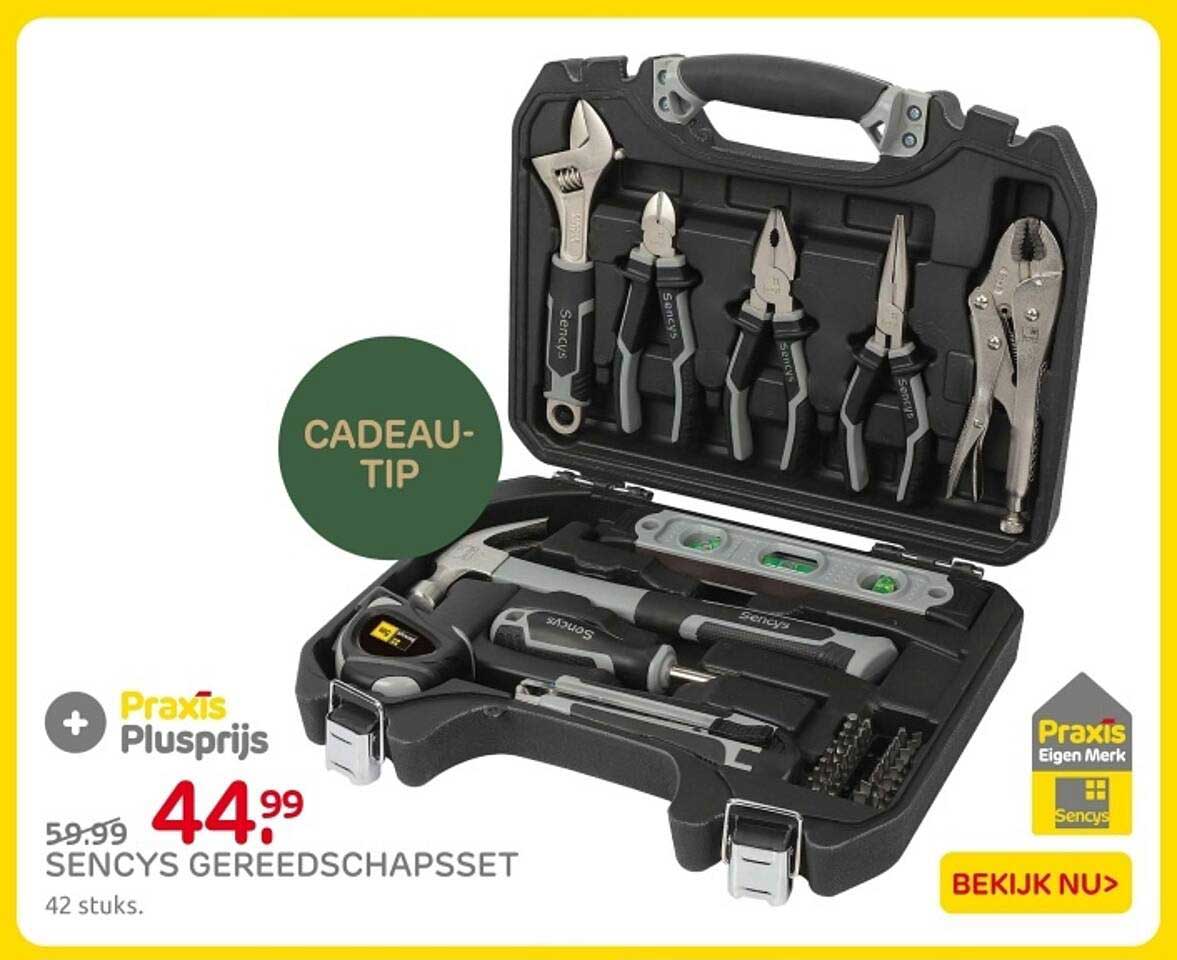 Sencys Gereedschapset Aanbieding bij Praxis - FolderFeest.nl