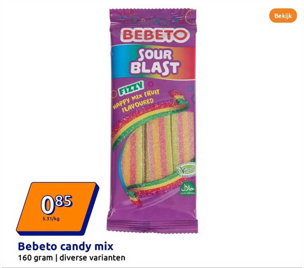 Bebeto Candy Mix aanbieding bij Action