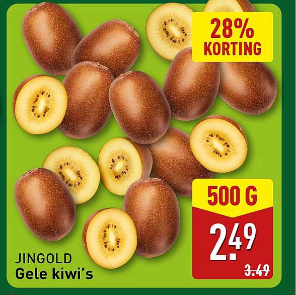 Jingold Gele Kiwi's aanbieding bij ALDI