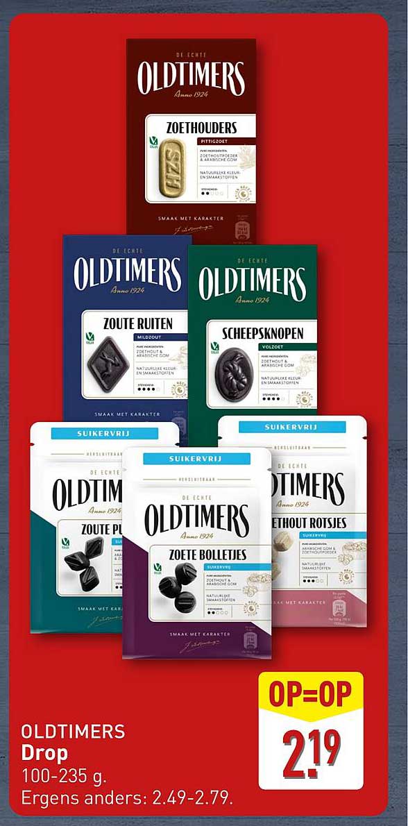 Oldtimers Drop Aanbieding bij ALDI - FolderFeest.nl