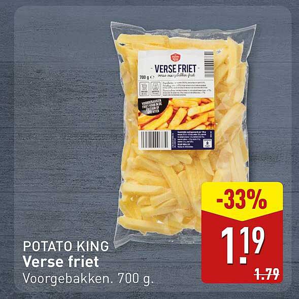 Potato King Verse Friet Aanbieding bij ALDI - FolderFeest.nl