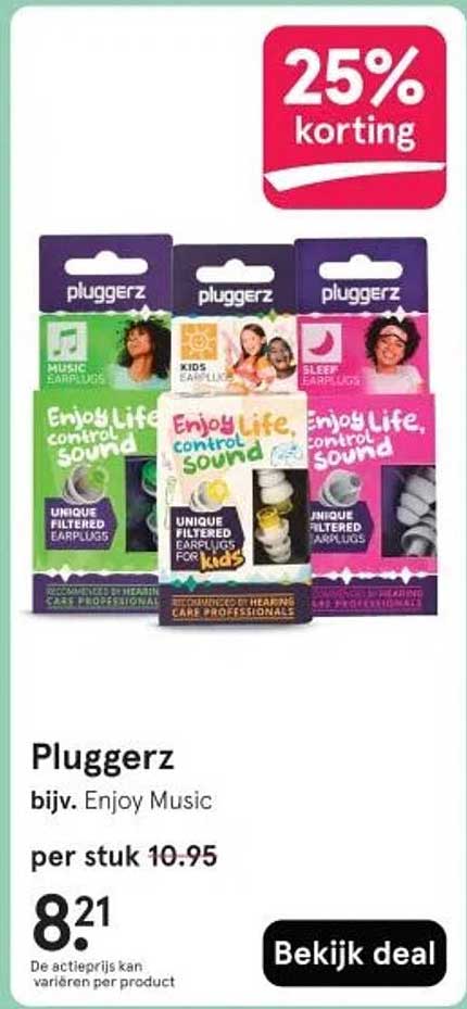 Pluggerz Bijv. Enjoy Music aanbieding bij Etos