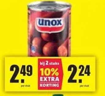 Unox Glazen Pot 480G Aanbieding bij Nettorama - FolderFeest.nl