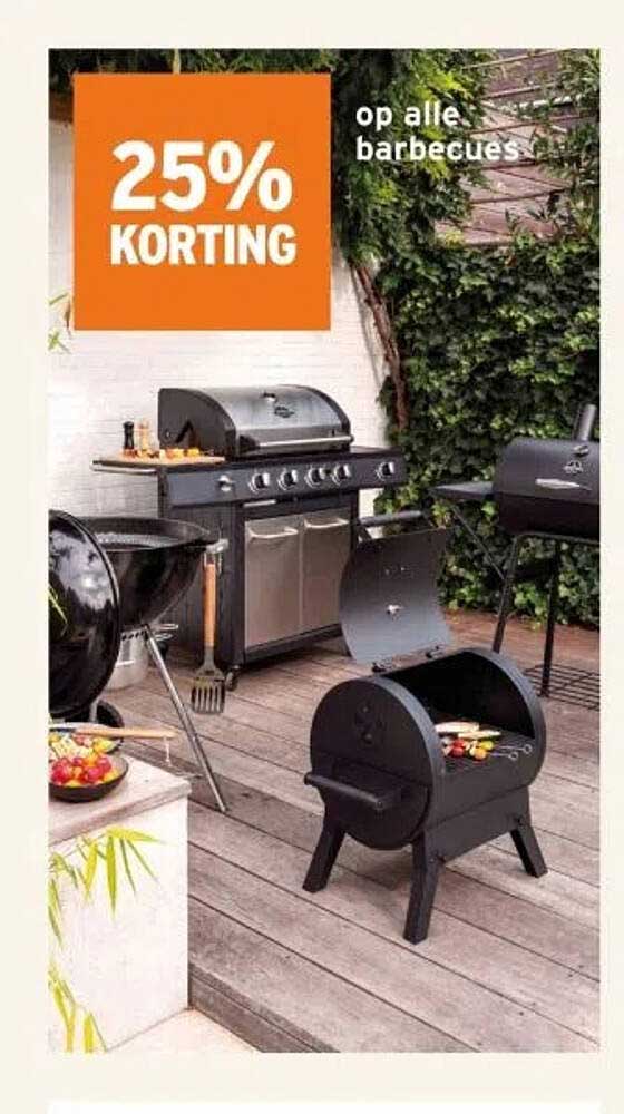 25% Korting Op Alle Barbecues Aanbieding bij GAMMA - FolderFeest.nl
