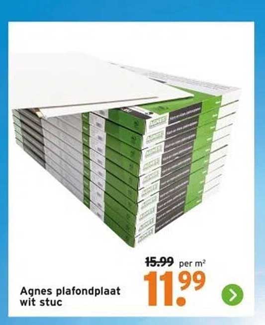 Agnes Plafondplaat Wit Stuc Aanbieding bij GAMMA - FolderFeest.nl