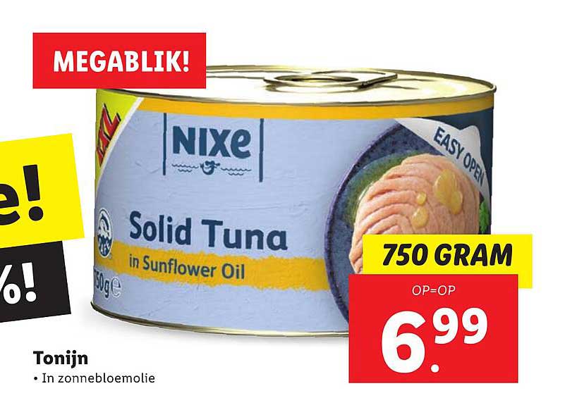 Nixe Solid Tuna aanbieding bij Lidl