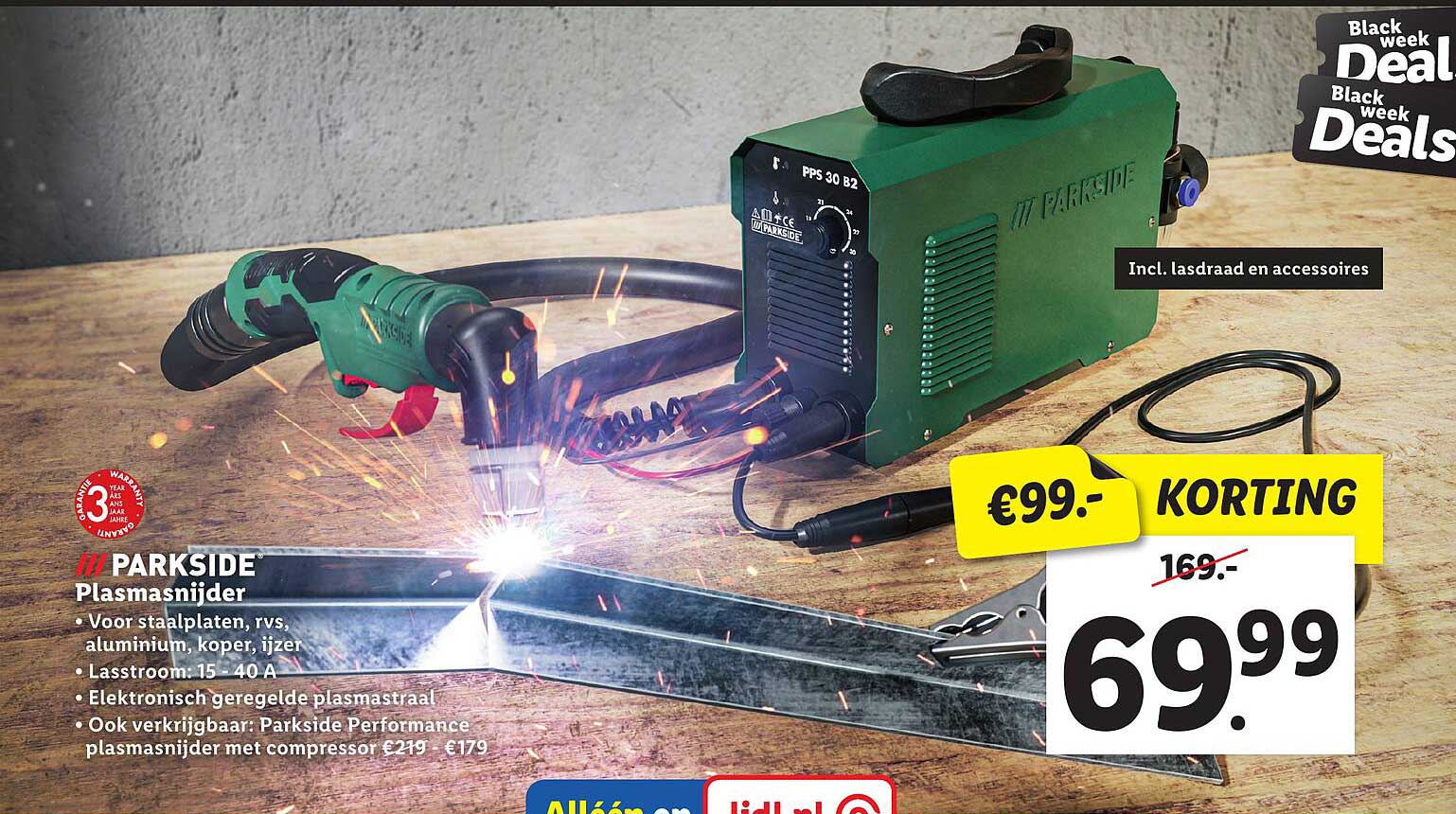 Parkside Plasmasnijder aanbieding bij Lidl