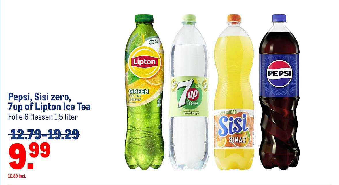 Pepsi, Sisi Zero, 7Up Of Lipton Ice Tea Aanbieding bij Makro ...