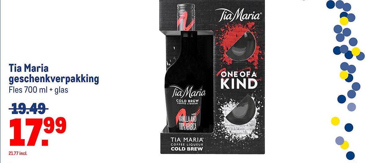 Tia Maria Geschenkverpakking aanbieding bij Makro