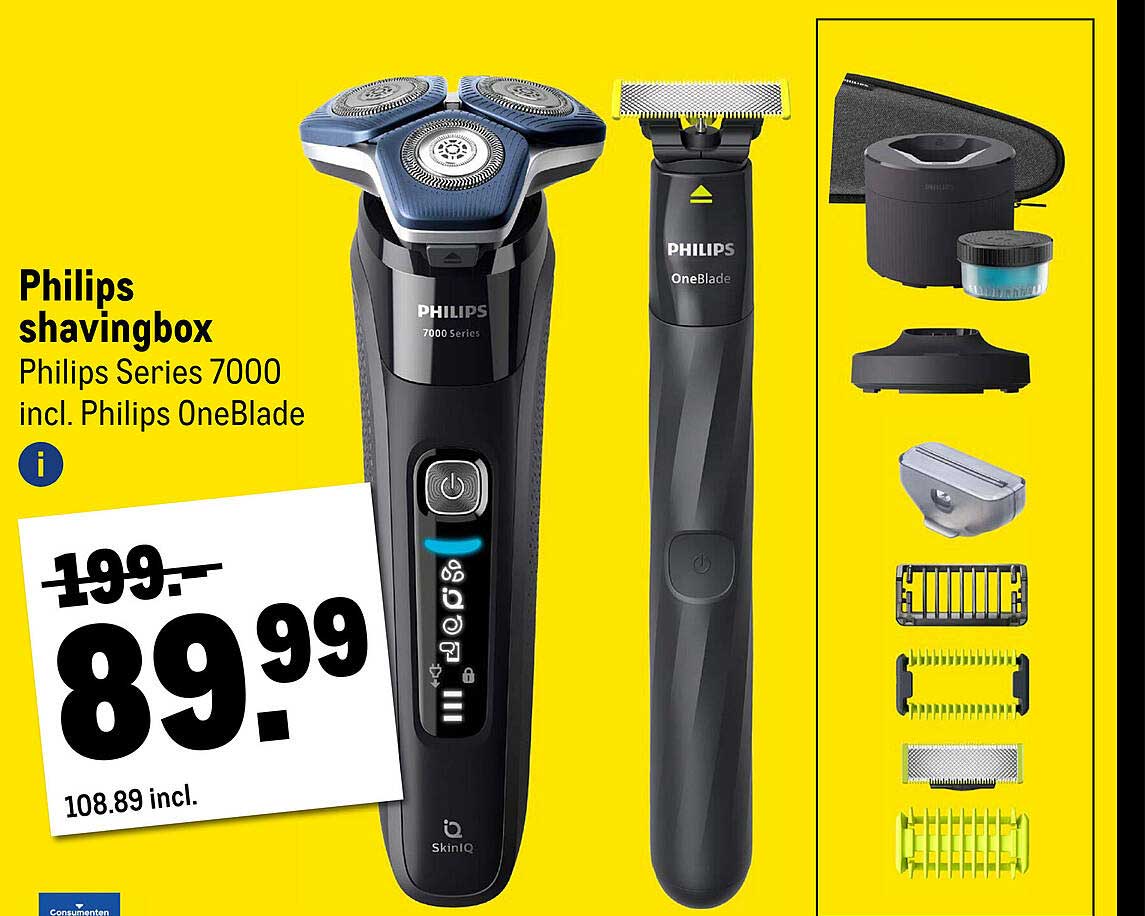 Philips Shavingbox Aanbieding bij Makro - FolderFeest.nl