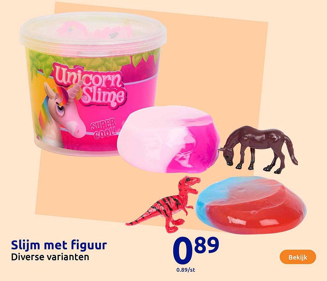 Slijm Met Figuur Aanbieding bij Action - FolderFeest.nl