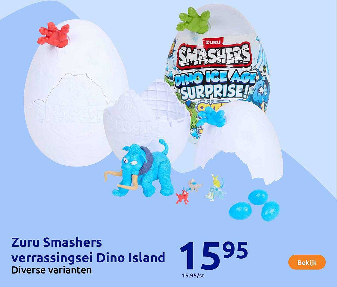 Zuru Smashers Verrassingsei Dino Island Aanbieding bij Action ...