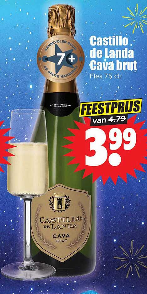 Castillo De Landa Cava Brut aanbieding bij Dirk