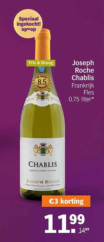 Joseph Roche Chablis aanbieding bij Albert Heijn