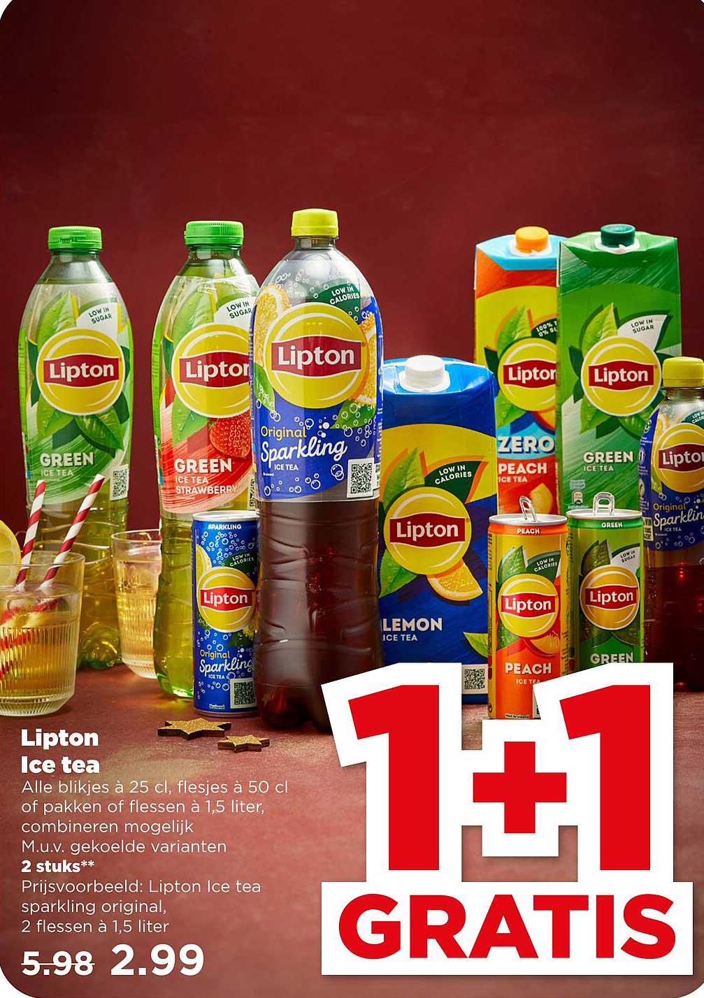Lipton Ice Tea aanbieding bij PLUS