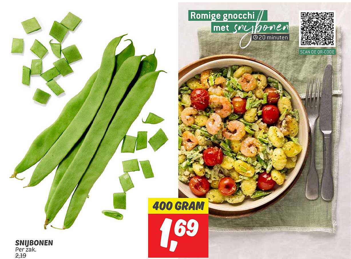 Snijbonen aanbieding bij Dekamarkt