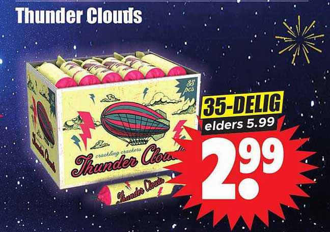 Thunder Clouds aanbieding bij Dirk