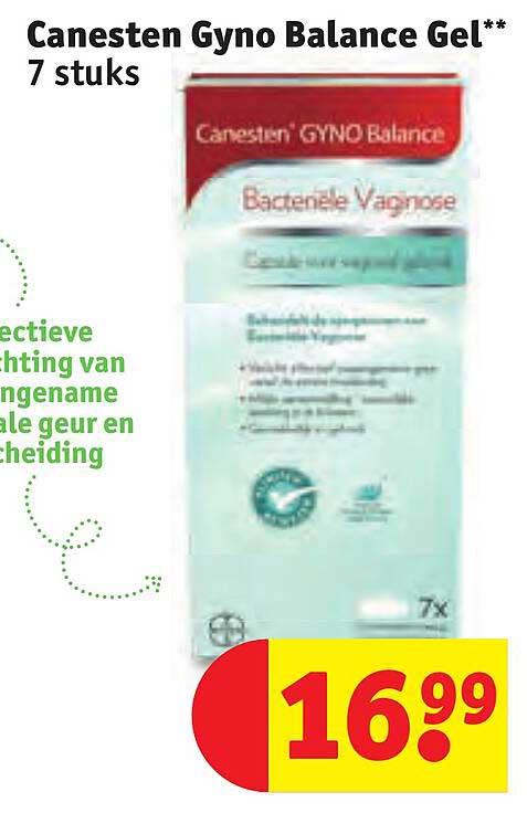 Canesten Gyno Balance Gel** aanbieding bij Kruidvat
