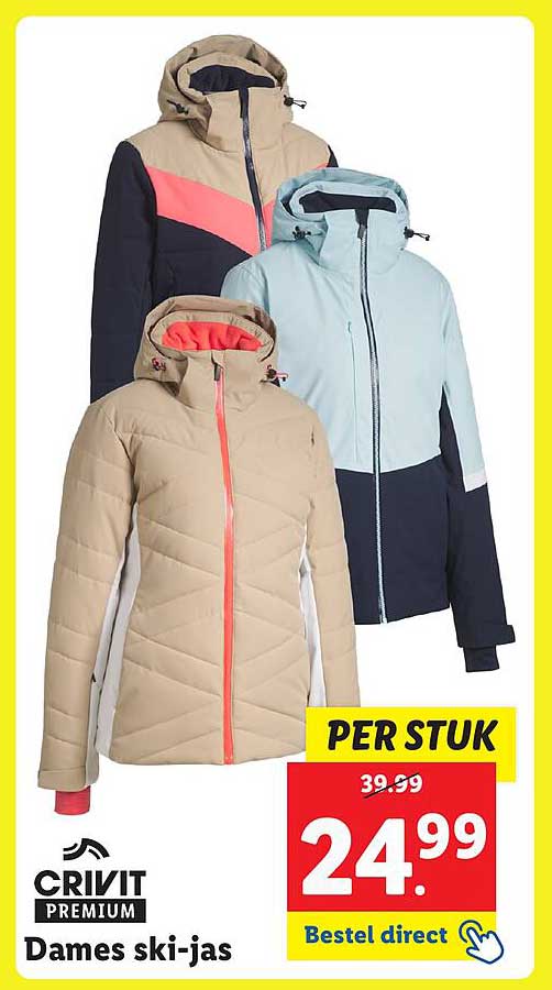 Crivit Premium Dames Ski-Jas Aanbieding bij Lidl - FolderFeest.nl