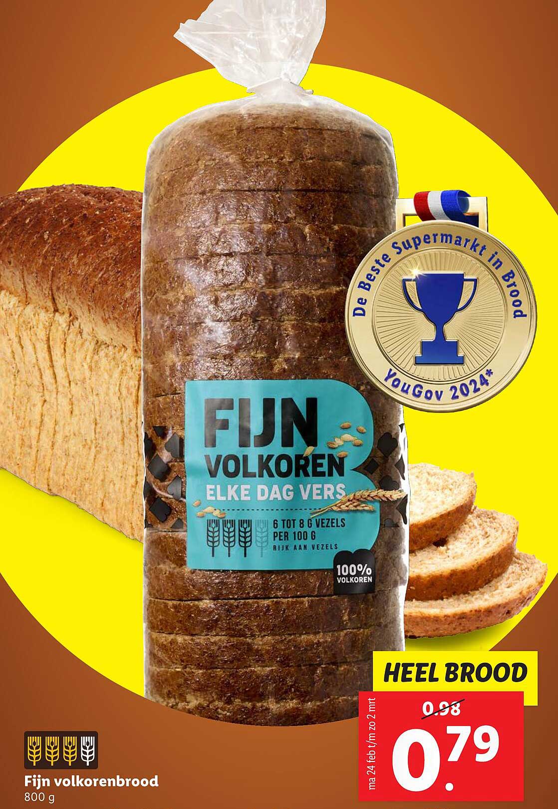 Fijn Volkorenbrood Aanbieding bij Lidl - FolderFeest.nl