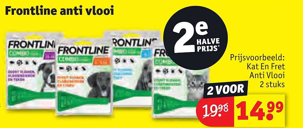 Frontline Anti Vlooi aanbieding bij Kruidvat