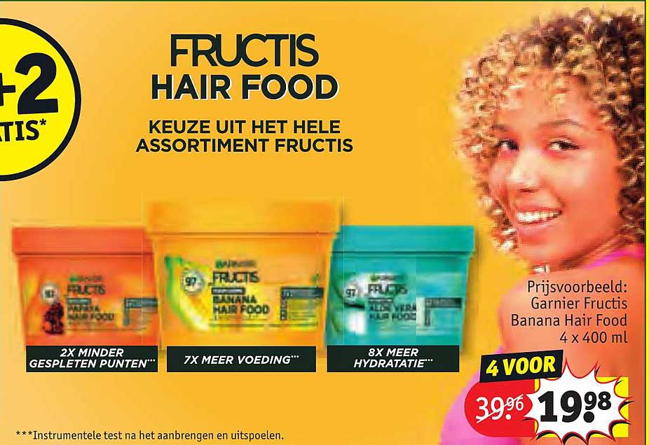 Fructis Hair Food aanbieding bij Kruidvat