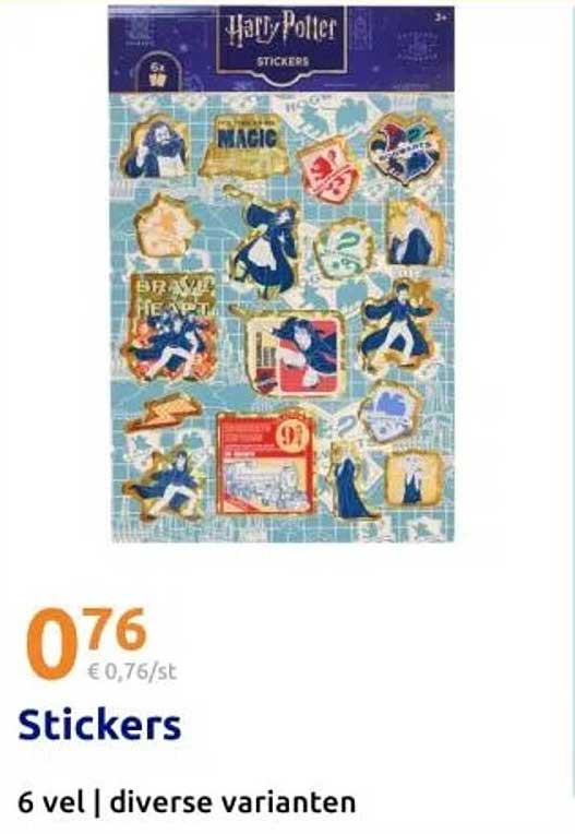 Harry Potter Stickers aanbieding bij Action