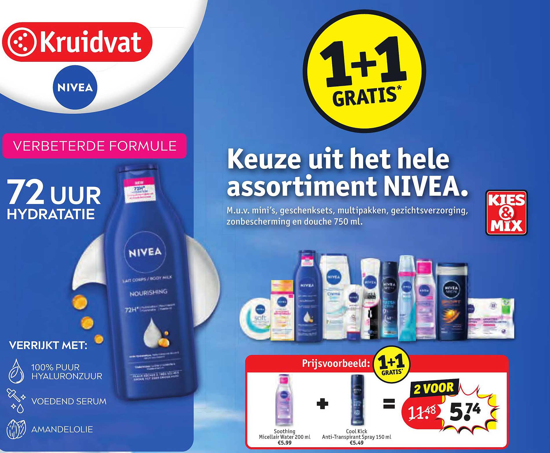 Keuze Uit Het Hele Assortiment Nivea. aanbieding bij Kruidvat