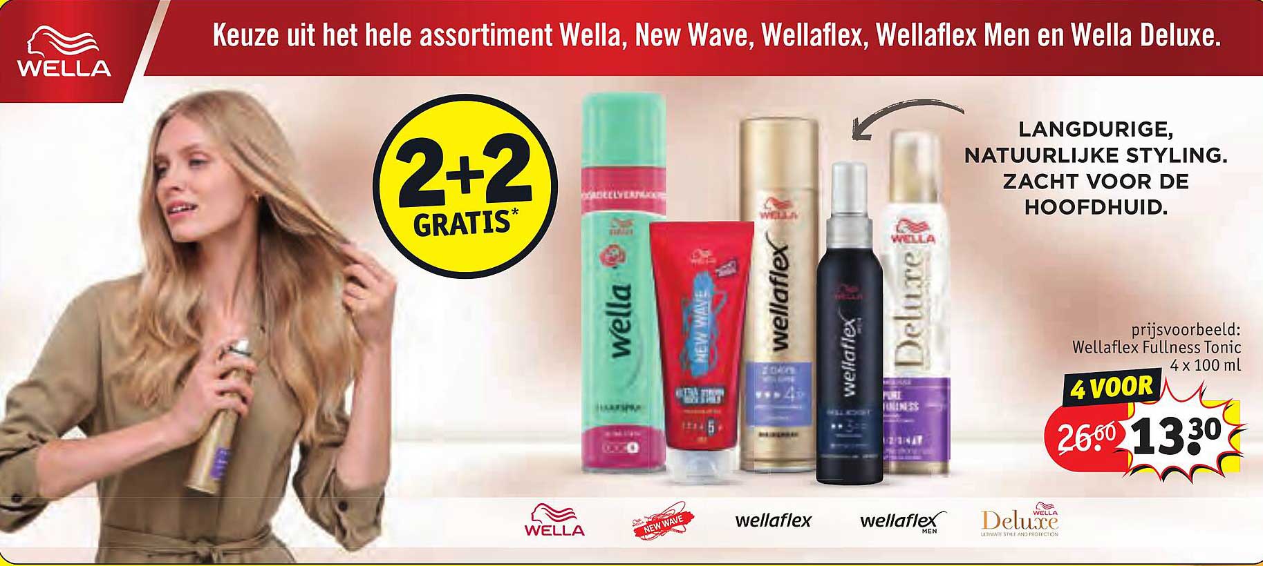 Keuze Uit Het Hele Assortiment Wella, New Wave, Wellaflex, Wellaflex ...