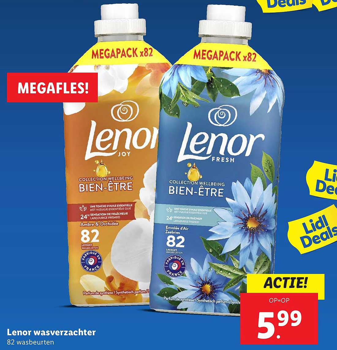 Lenor Wasverzachter Aanbieding bij Lidl - FolderFeest.nl