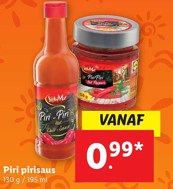 Piri Piri Saus Aanbieding bij Lidl - FolderFeest.nl