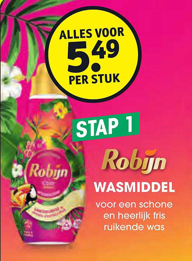 Robijn Wasmiddel aanbieding bij Kruidvat