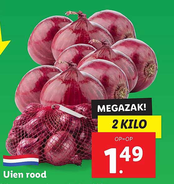 Uien Rood aanbieding bij Lidl