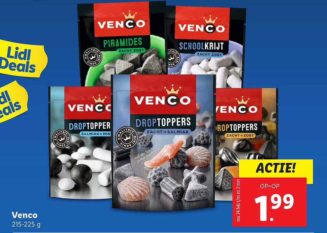 Venco Droptoppers Aanbieding bij Lidl - FolderFeest.nl