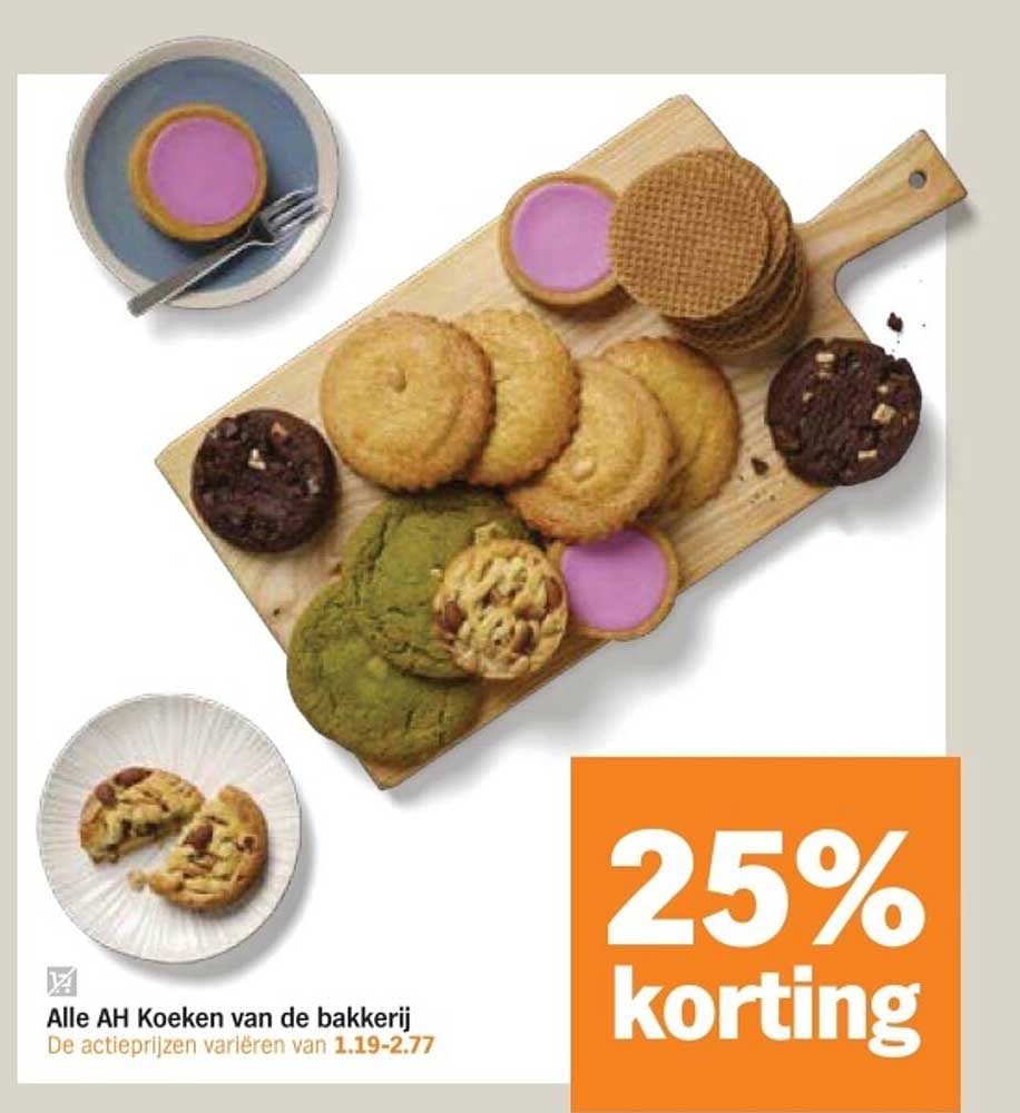 Alle Ah Koeken Van De Bakkerij Aanbieding bij Albert Heijn - FolderFeest.nl
