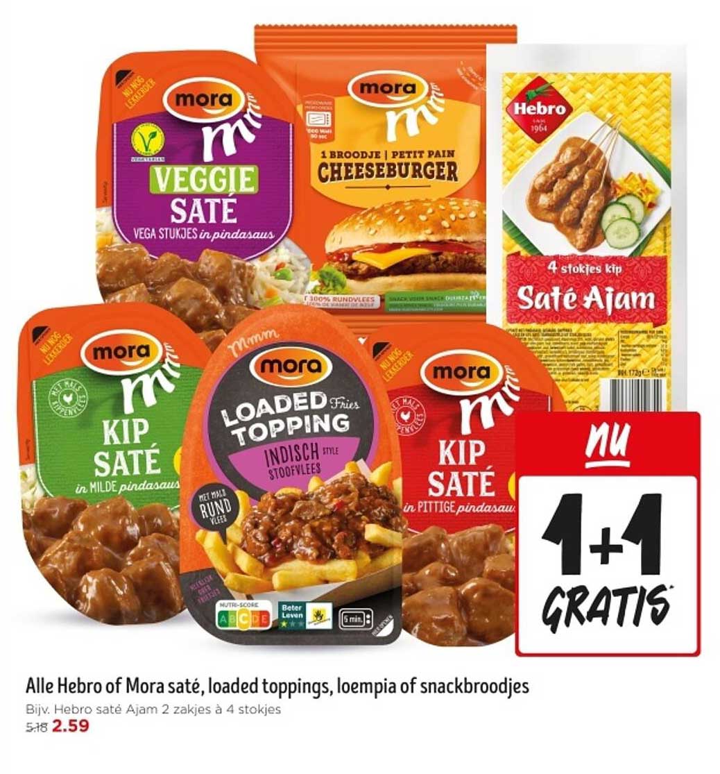 Alle Mora Loaded Fries Topping Aanbieding bij PLUS - FolderFeest.nl
