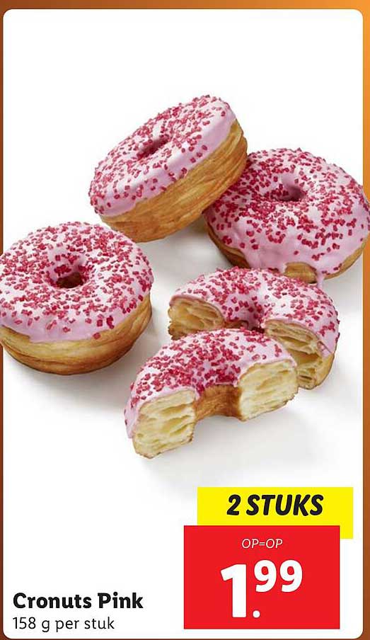 Cronuts Pink aanbieding bij Lidl