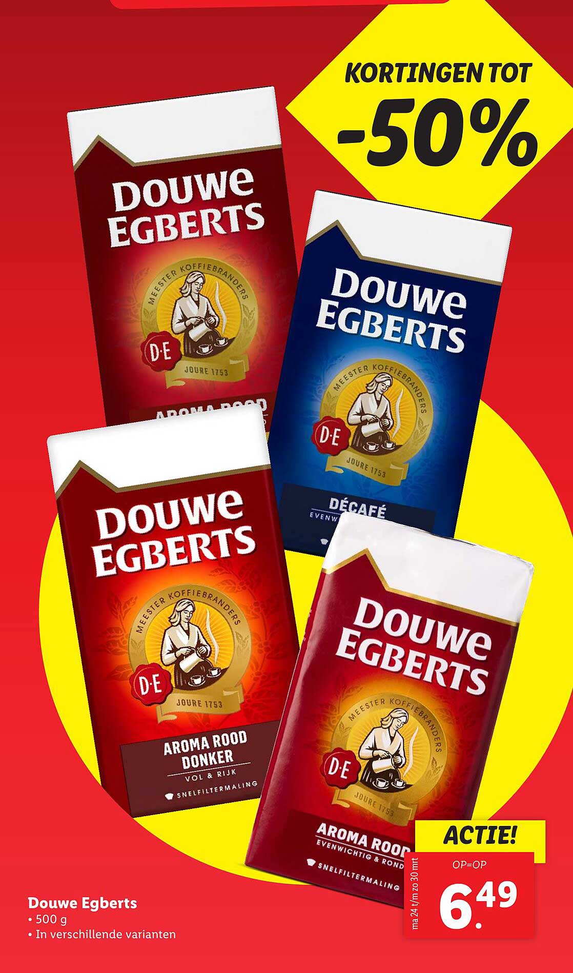 Douwe Egberts - 500 G In Verschillende Varianten Aanbieding bij Lidl ...