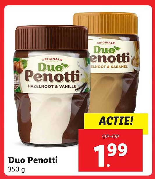 Duo Penotti aanbieding bij Lidl