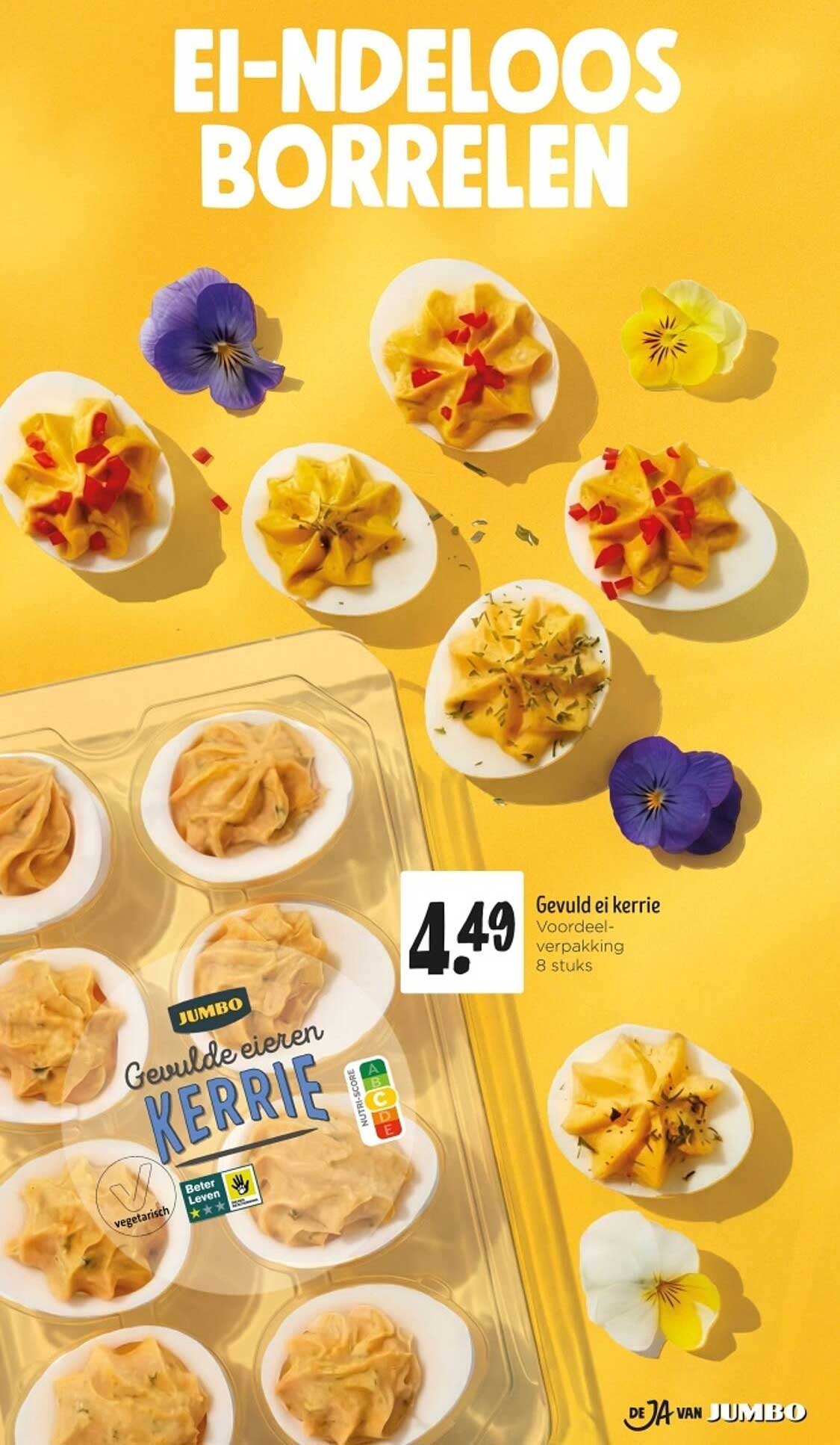 Gevuld Ei Kerrie Aanbieding bij Jumbo - FolderFeest.nl