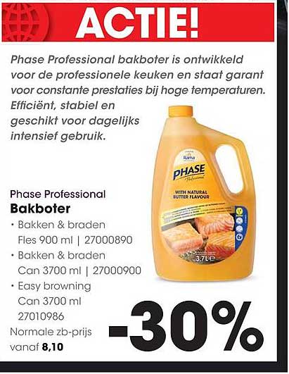 Phase Professional Bakboter -30% Aanbieding bij HANOS - FolderFeest.nl